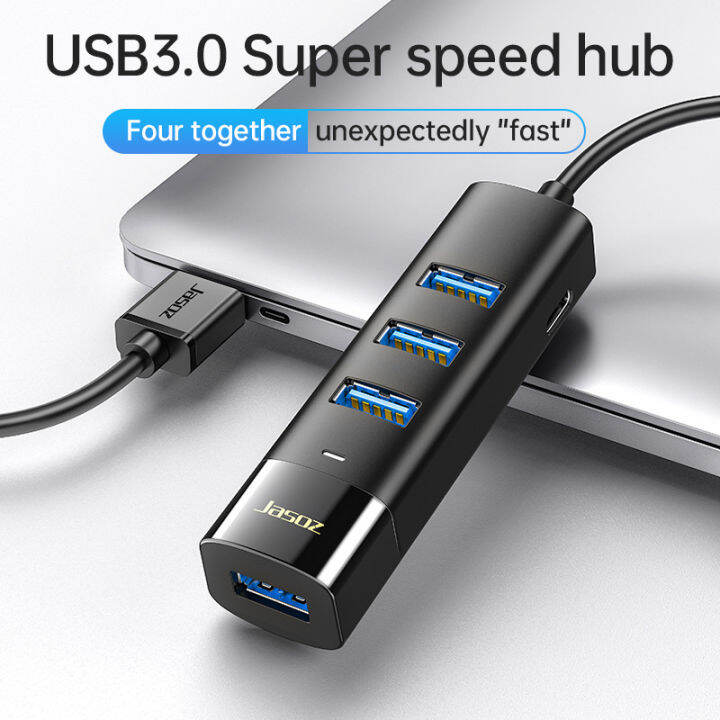 3.0 USB HUB 4 Port USB 3.0 Adapter with Power Supply Micro USB Multiple ...
