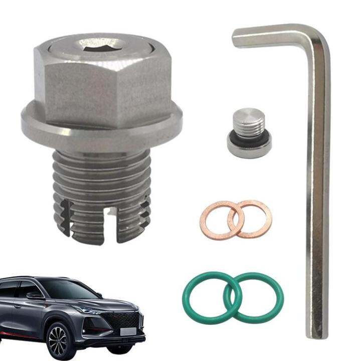 Oil Plug Drain Valve Oil Pan Drain Plug With O-ring Seal Automotive ...