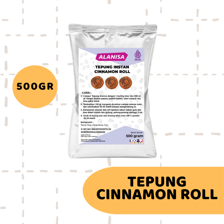 TEPUNG INSTAN CINNAMON ROLL 500GR | Lazada Indonesia