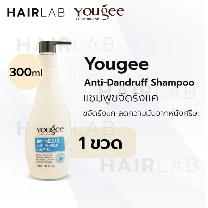 พร้อมส่ง Yougee Amino Anti-Dandruff Shampoo 300 ml. ยูจี แชมพู ขจัด ...