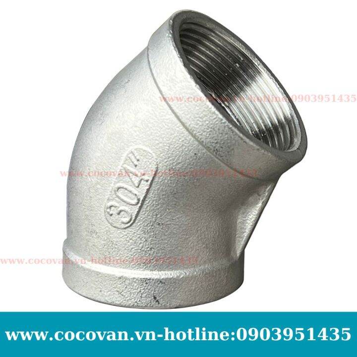 Co lơi ren inox 304 (CF8) tại shop COCOVAN, chếch 45 độ inox,co lơi ...