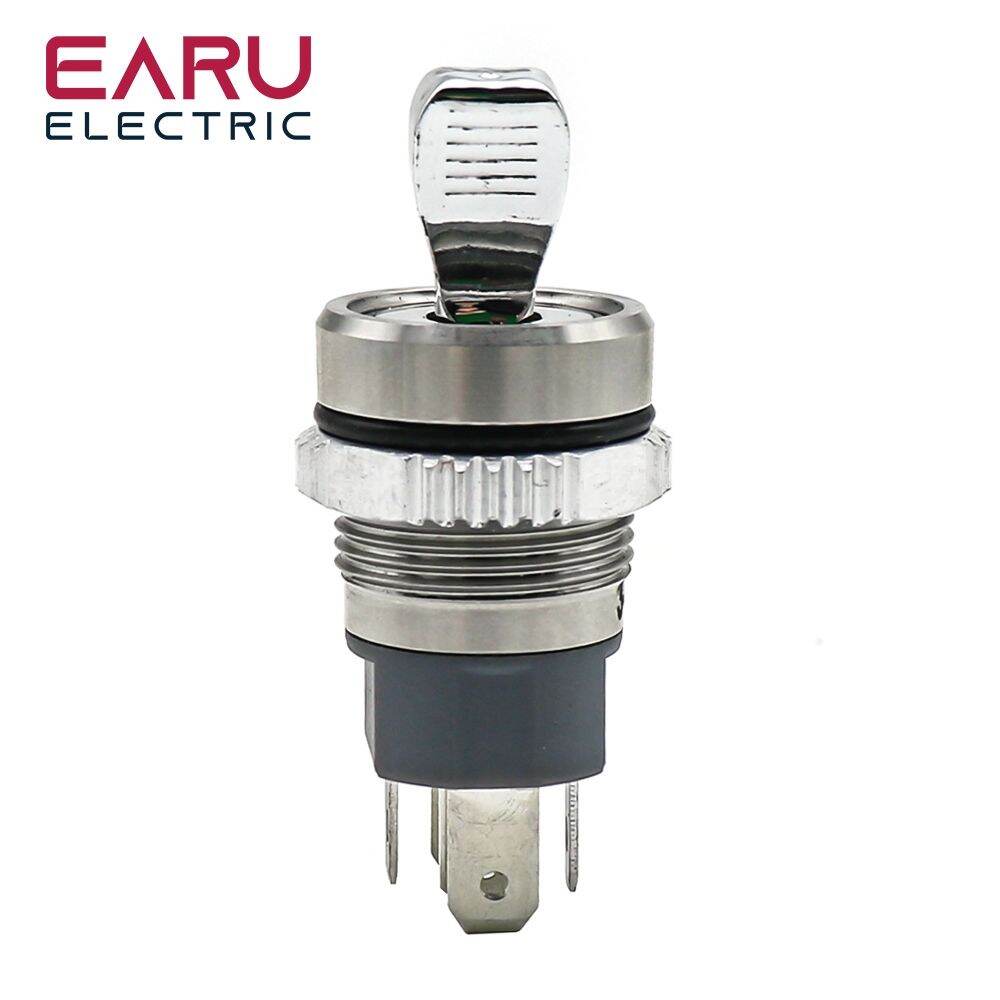 【CW】 16mm 15A ON-OFF Slide Power High Current Metal Toggle Switch ...