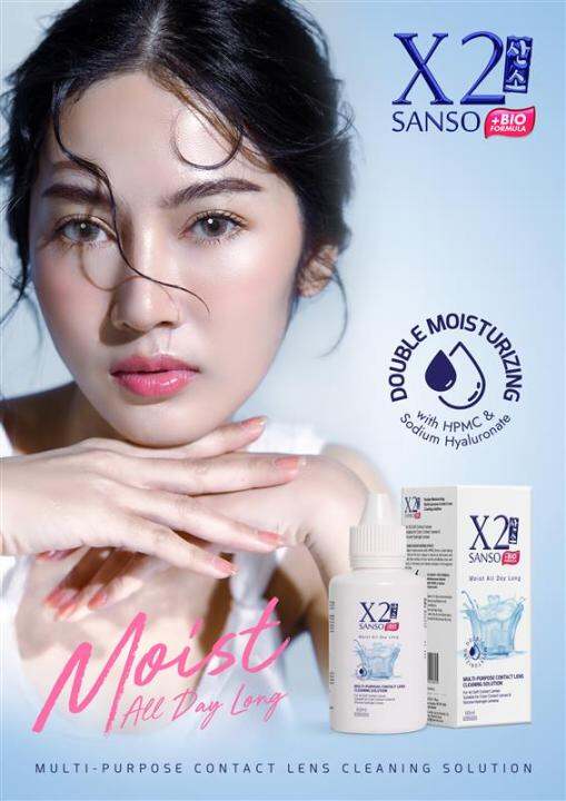 CAIRAN PEMBERSIH SOFTLENS X2 SANSO BIO 120 ML DOUBLE MOISTURIZING ...