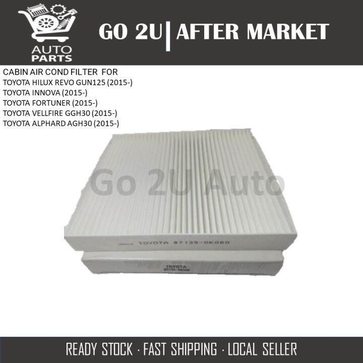 CABIN AIR COND FILTER TOYOTA-87139-0K060 TOYOTA HILUX REVO GUN125 ...