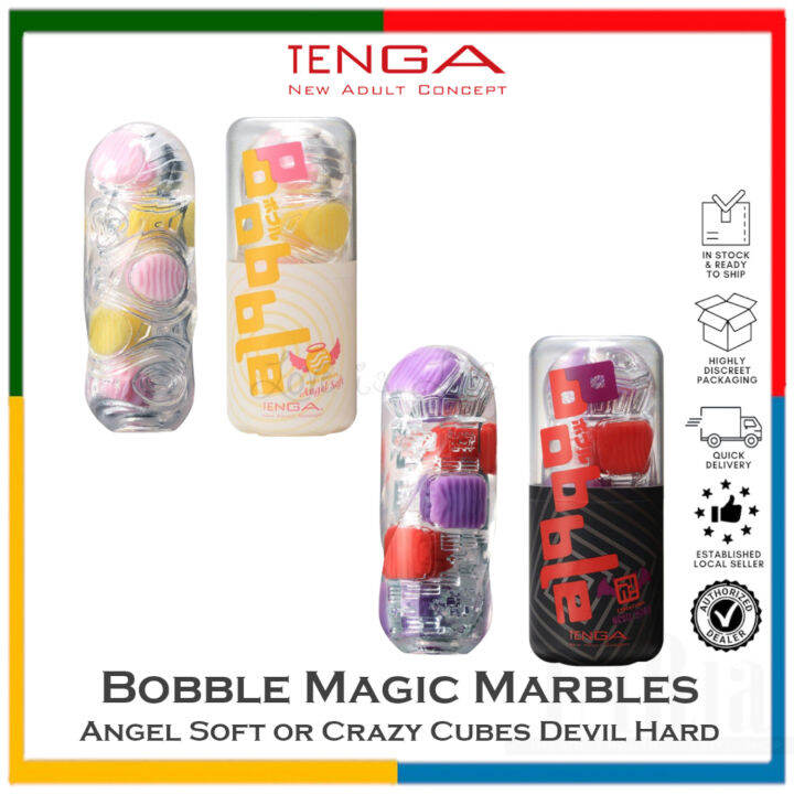 Tenga Bobble Magic Marbles Angel Soft or Crazy Cubes Devil Hard (New ...