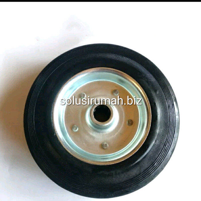 RODA ETALASE 8 INCH WHEEL ONLY RODA KARET RODA TROLLEY RODA GEROBAK IN ...