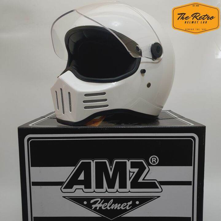 The Retro Helmet Lab | AMZ Gangster - Vintage Classic Retro Full Face ...