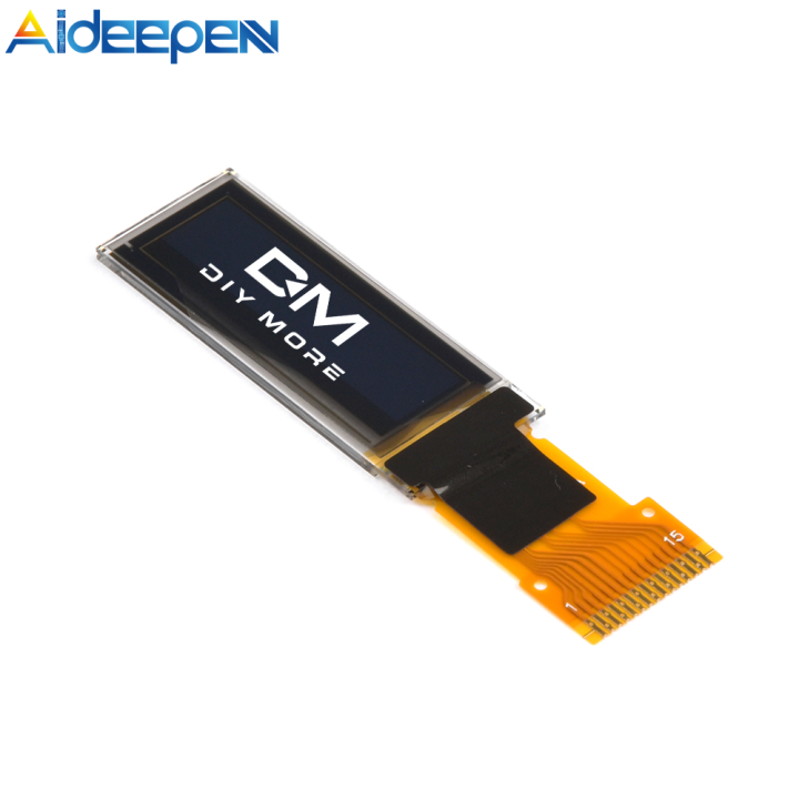 Aideepen 0.91 Inch Monochrome OLED LCD Screen Module 15PIN 3.3V ...