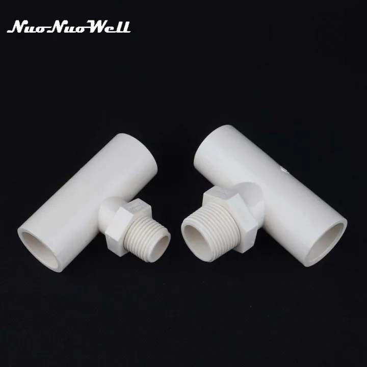 1pc 25mm to 1/2" 3/4 inch Male Thread Tee Connector Garden Irrigation 3 ...