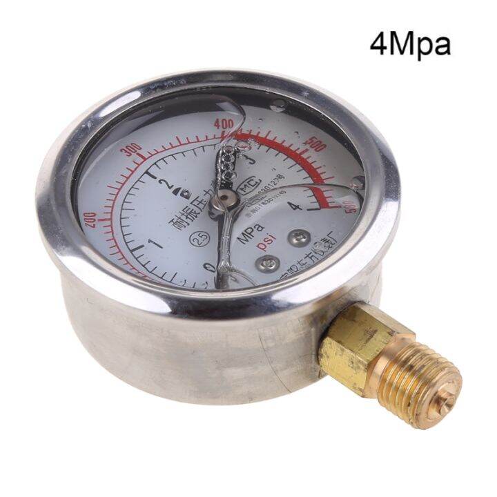 Dual Scale Pressure Gauge with Metal Frame Bottom Mount Dial Type ...