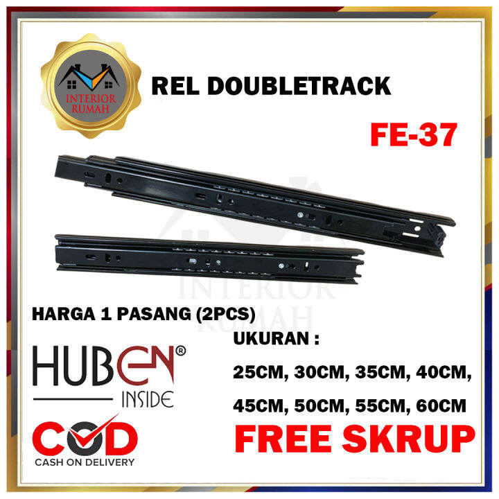Rel HUBEN Laci Double 2x Tarik Full Extension FE 37mm 25 30 35 40 45 50 ...