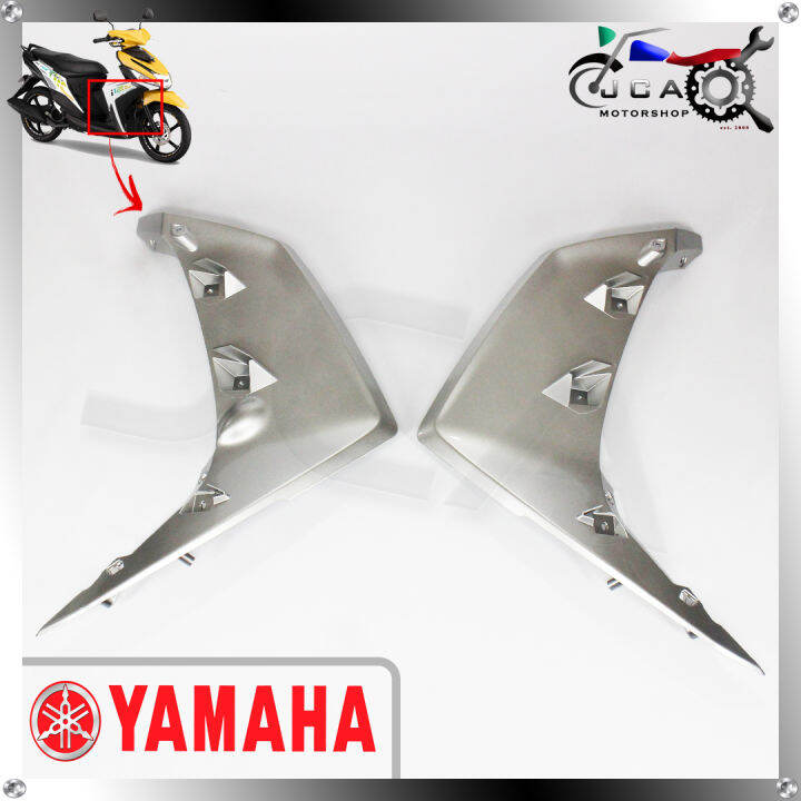 ORIGINAL YAMAHA SIDE PANEL 1 & 2 FOR MIO I 125 - SILVER GRAY (PAIR ...