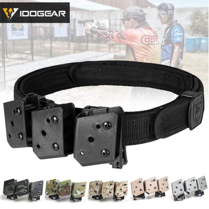 IDOGEAR IPSC USPSA IDPA Tactical IPSC Belt with FMA IPSC Triple Speed ...