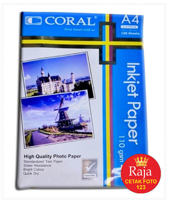 INKJET PAPER A4/100 LEMBAR 110 GSM CORAL | Lazada Indonesia