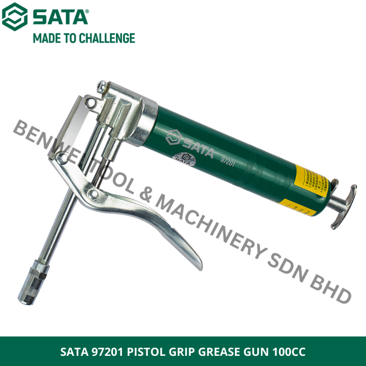SATA 97201 PISTOL GRIP GREASE GUN 100CC / MANUAL GREASE PUMP / HAND ...