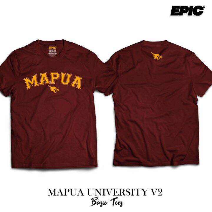 BASIC TEES - MAPUA UNIVERSITY V2 (80% Cotton) Unisex | Lazada PH