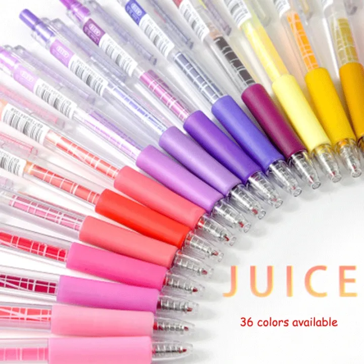 6 Color/Set Kawaii Colored Retractable Ballpoint Pens 0.5 mm for ...
