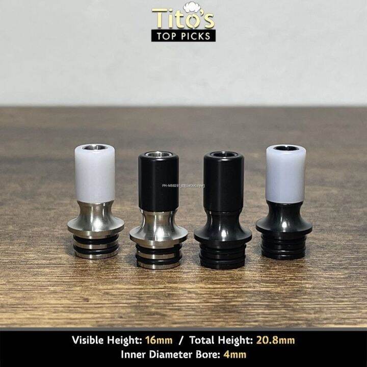 Ivant inspired 510 Steel Delrin Drip Tip | Lazada PH