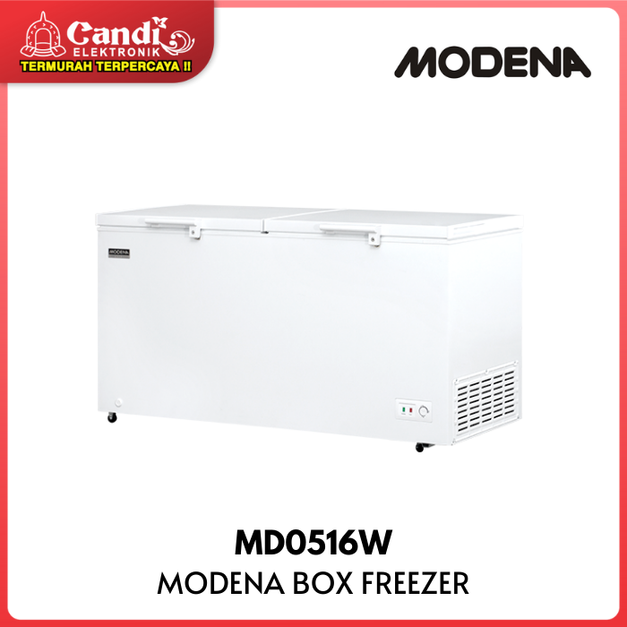 FREEZER BOX 2 PINTU MODENA 510 Liter MD0516W | Lazada Indonesia