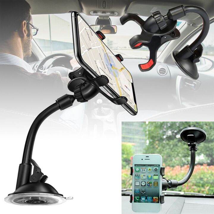 CHONGXI สีดำสีดำ ขาตั้งแบบตั้ง สากลสากลสากล หมุนได้360 ° ขายึด คลิปหนีบ ...