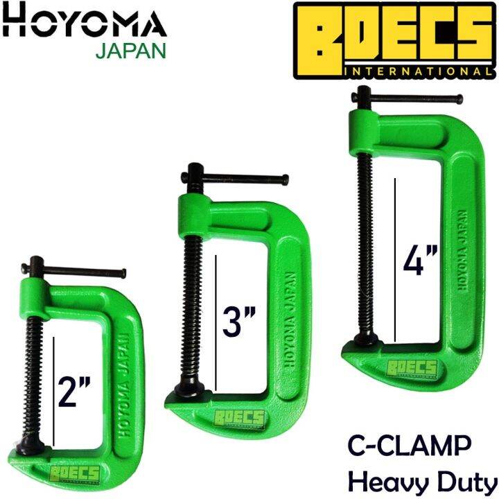 [COD] G Clamp Heavy Duty Hoyoma Japan 1pc by bdecs | Lazada PH
