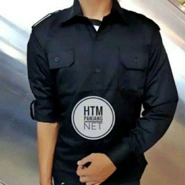 KEMEJA PDH HITAM LENGAN PANJANG - KEMEJA PDL HITAM LENGAN PANJANG ...