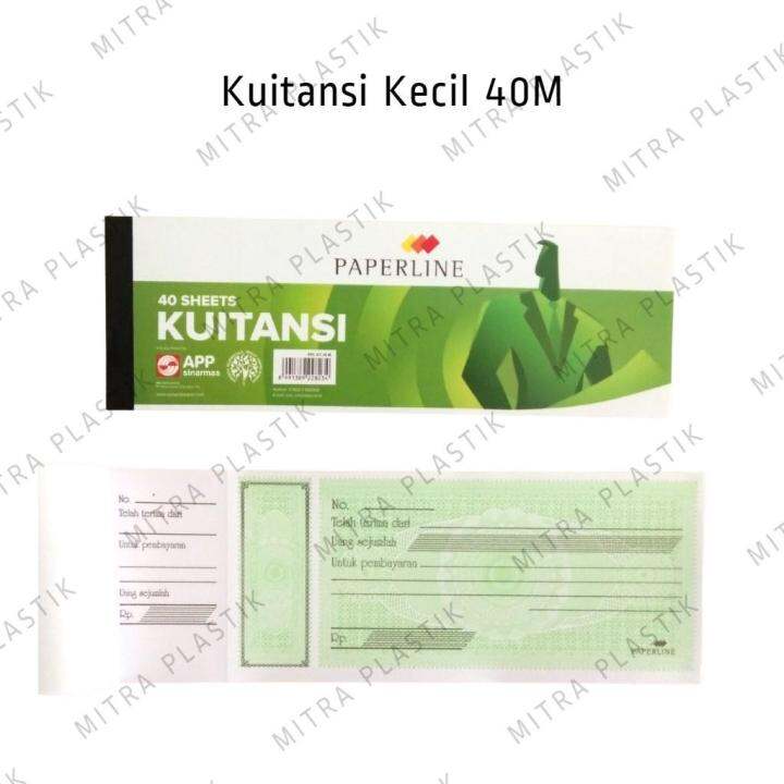 Kertas Kuitansi 40M Paperline Buku Kwitansi Kecil 40 Lembar | Lazada Indonesia