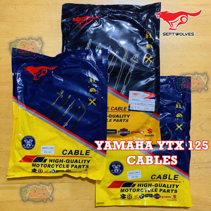 Motorcycle Cable YTX 125 Clutch, Throttle, Speedometer, & Brake | Lazada PH
