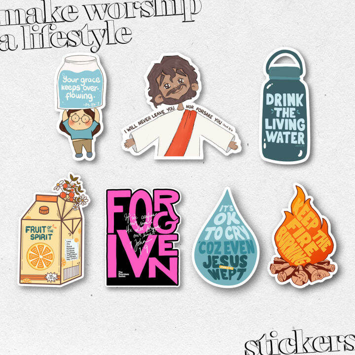 Worship Generation Sticker Collection | Waterproof Matte Vinyl Sticker ...