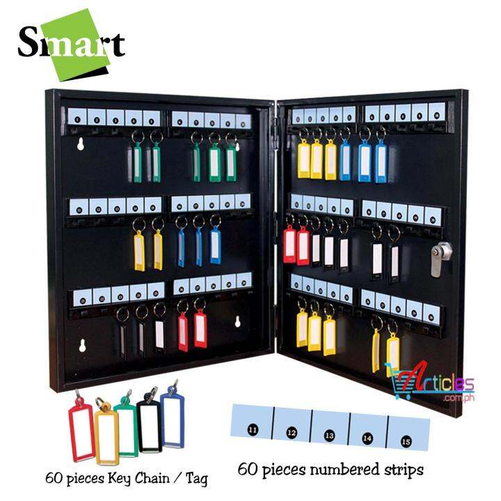 SMART Key Box Cabinet SK- 60 60 Keys Capacity with Key Chain and ...