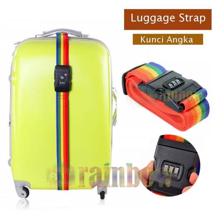Tali Koper Kunci Nomor Luggage Strap Number Key Tali Pengikat Koper ...