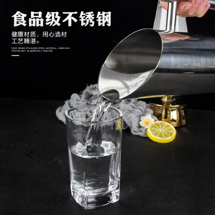 Stainless steel tied pot thickened straight cold water tied pot bar KTV ...