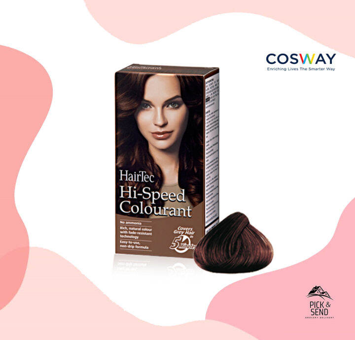 Hi-Speed Hair Colourant Fast Dye Cosway Pewarna Rambut Hitam Coklat ...