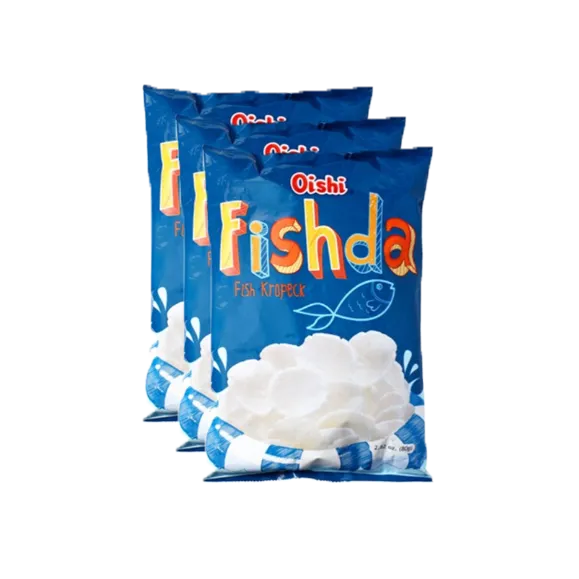 Fishda Fish Kropeck Chips Crackers 80g 3 packs Only | Lazada PH
