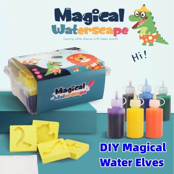 EmmAmy®DIY Magic Water Elves Aqua Jelly Educational Sensory Fun Science Toys Learning Magical ...