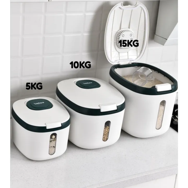 5kg/10kg/15kg Rice Storage Bekas Beras Moisture-Proof and Insect-Proof ...