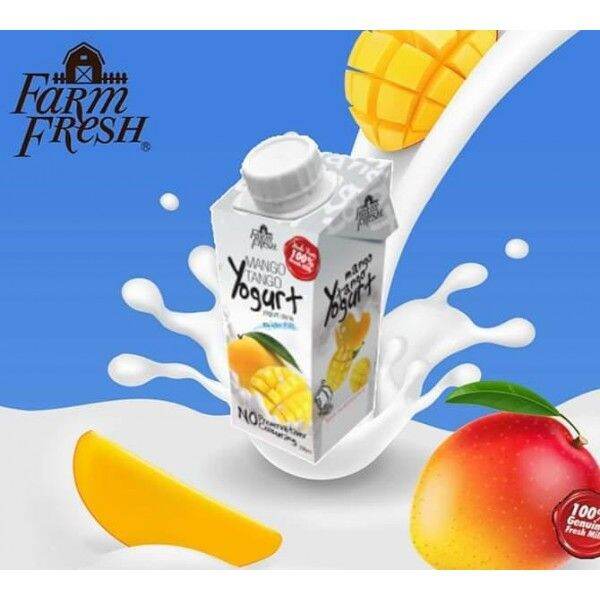 Farm Fresh Milk YOGURT MANGO DRINK (200ML X12 ) - Farm Fresh UHT Milk ...