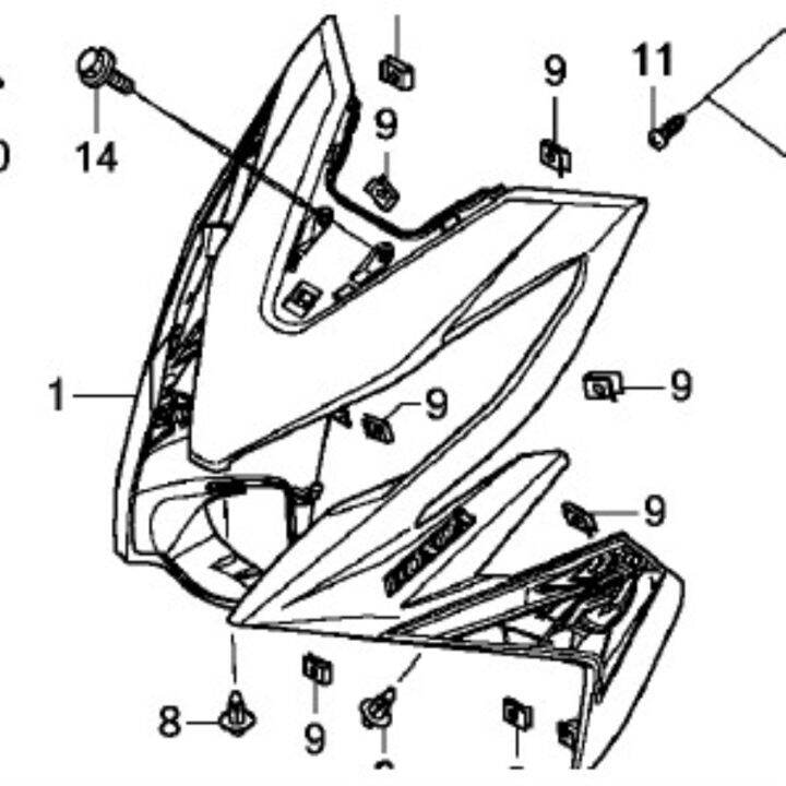 Honda Genuine Front Cover for Beat Fi Version 2 | Lazada PH