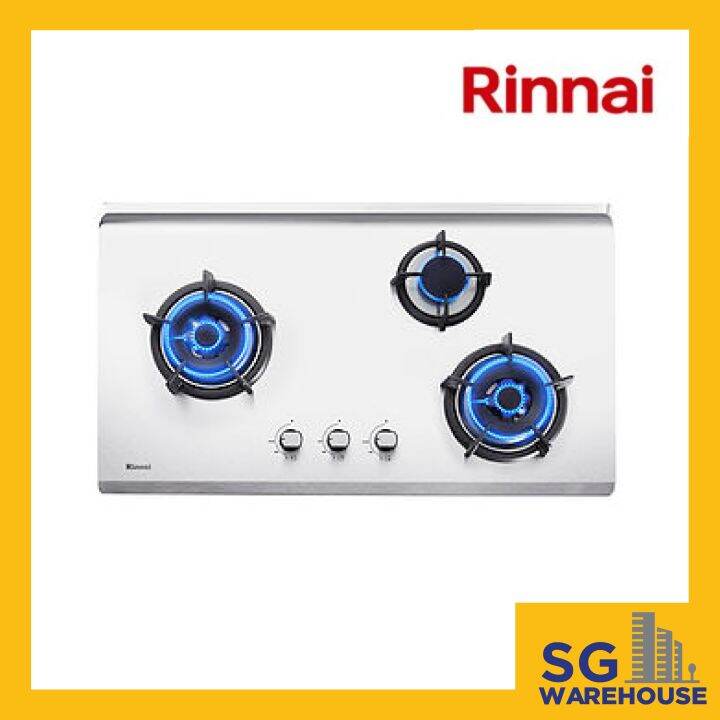 RB-93US Rinnai Stainless Steel Hob with 3 burners RB93US | Lazada Singapore