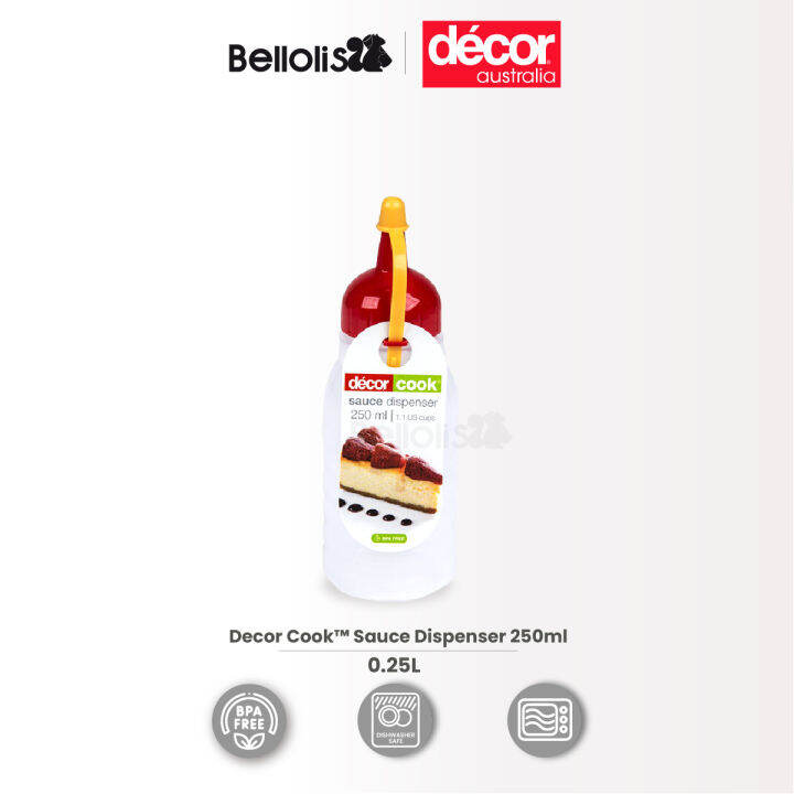 [Authentic] Decor Sauce Bottle Squeezy Bottle for Ketchup/Mayonnaise ...