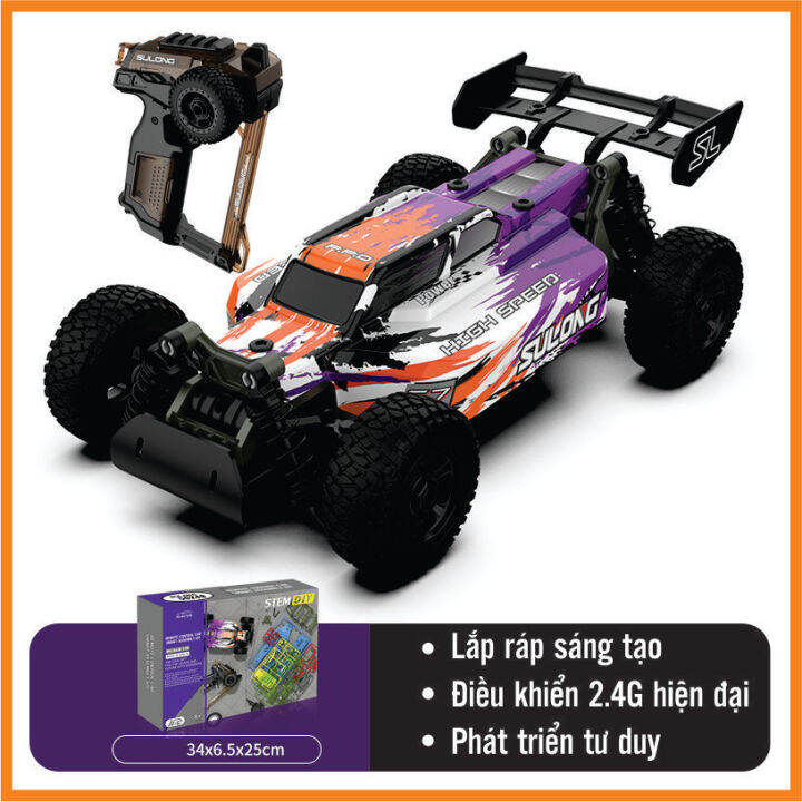 Xe điều khiển từ xa RC lắp ráp DIY 1/16 - xe đồ chơi lắp ráp thông minh ...