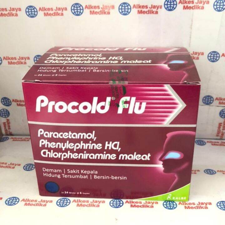 Procold Flu (1 Box Isi 24 Strip) - Obat Flu | Lazada Indonesia