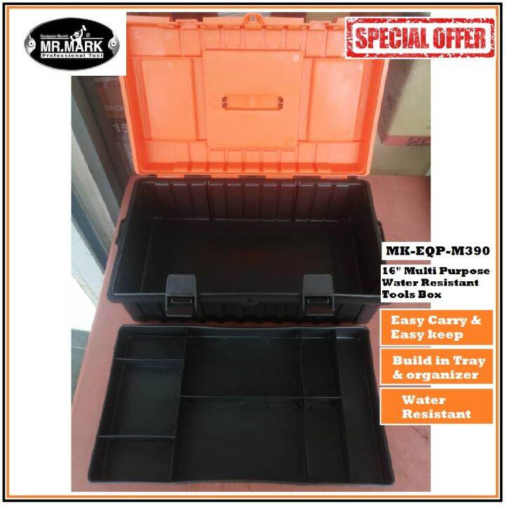 MR MARK MK-EQP-390 Multi Purpose PVC/PlasticTool Box/Tool Storage Tools ...