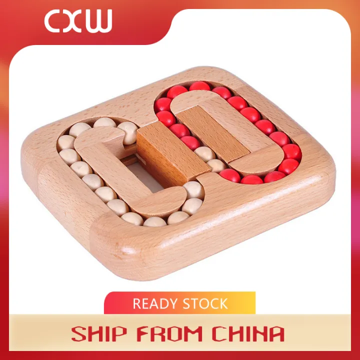 Wooden Brain Training Toys Kong Ming Lock Mechanism Box Decryption Prevention Dementia Games ...