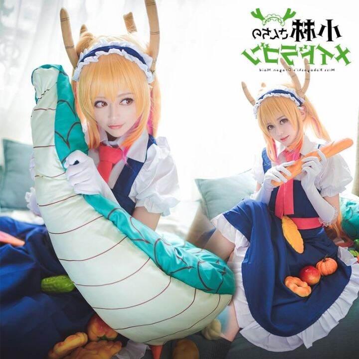 【Ready Stock😎】 Anime Miss Kobayashi 39;s Dragon Maid Tohru Cosplay ...