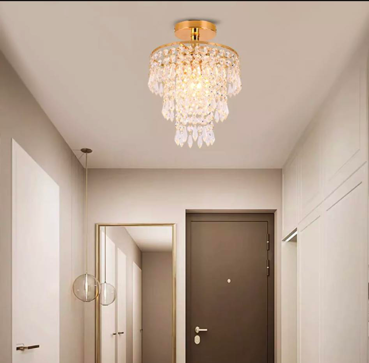 Modern Crystal Chandeliers Lampu Candelier Lighting Pendant Kristal ...