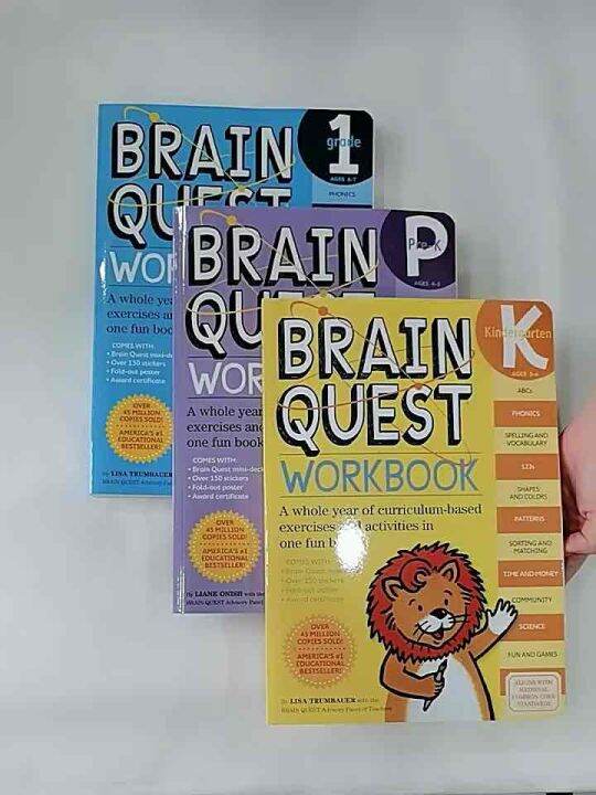 Brain Quest Workbook Collection - Pre K / Kindergarten / Grade 1-6 | Lazada