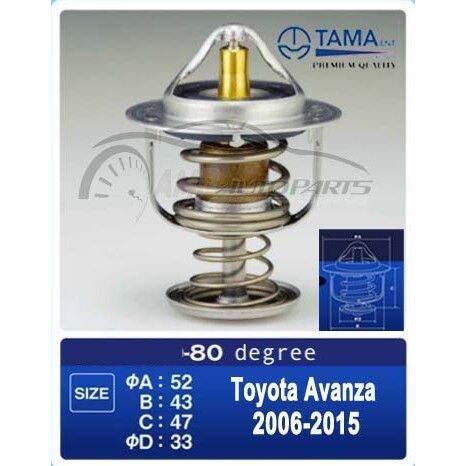 THERMOSTAT FOR Toyota Avanza 2006-2015 | Lazada PH