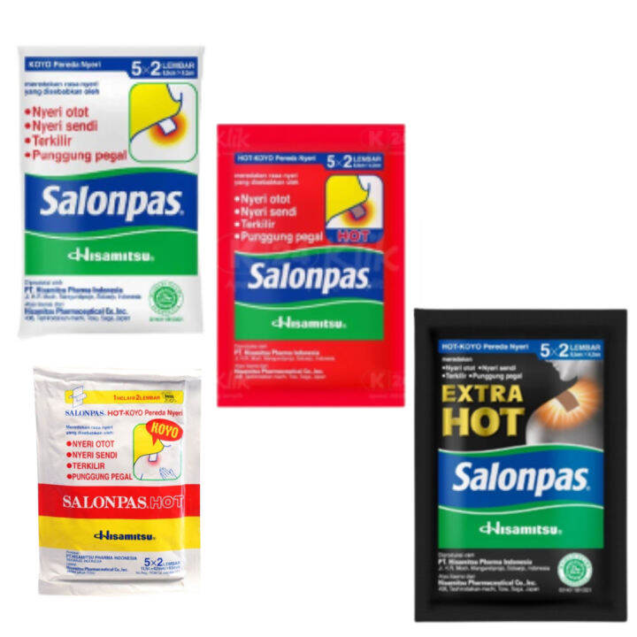 HISAMITSU SALONPAS PAIN RELIEF PATCH 1 PACK 10 PCS | Lazada