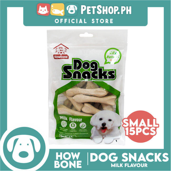 Howbone All Natural Dog Snacks Milk Flavor 15pcs | Lazada PH